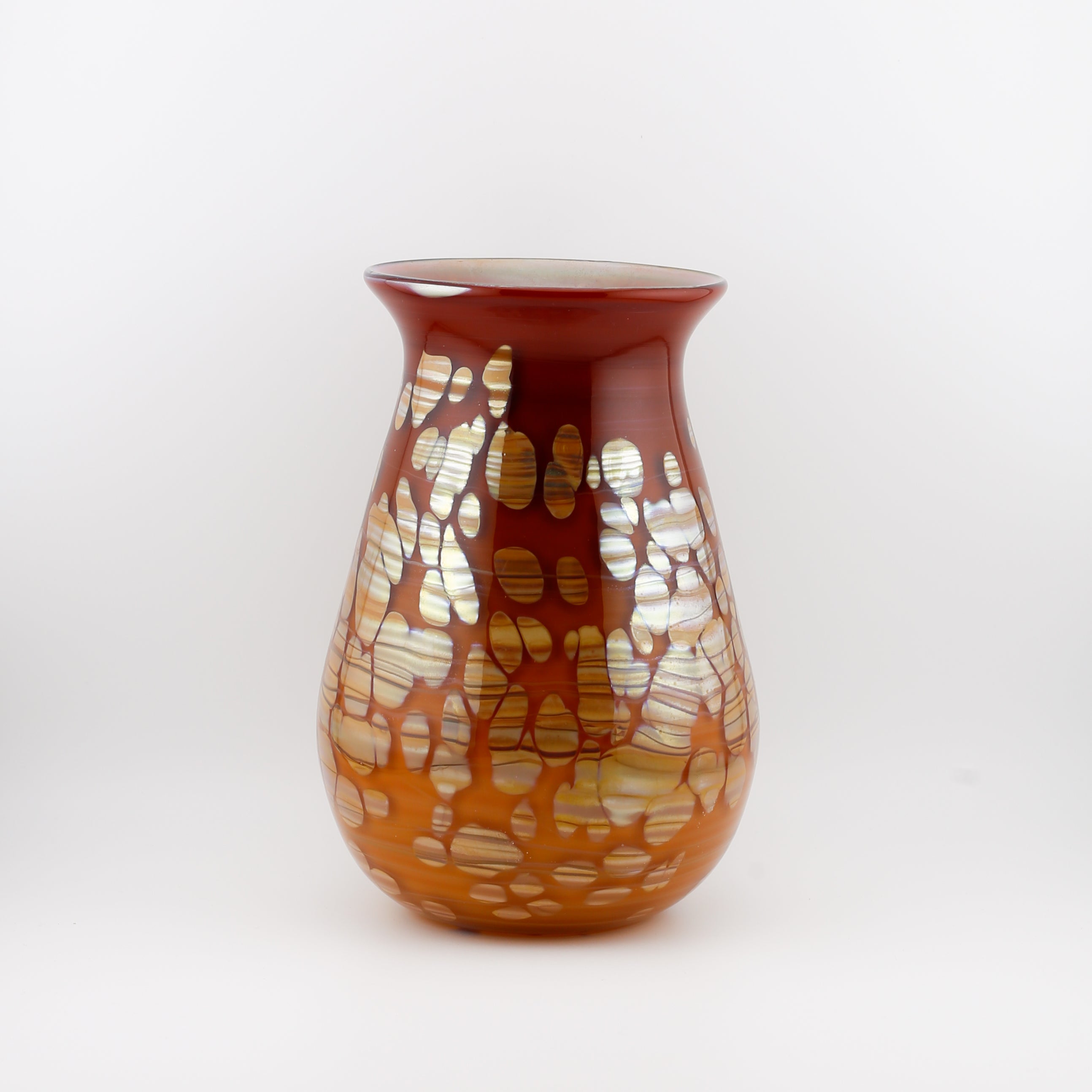 Vase With Reflective Spots – Alberta Craft Council
