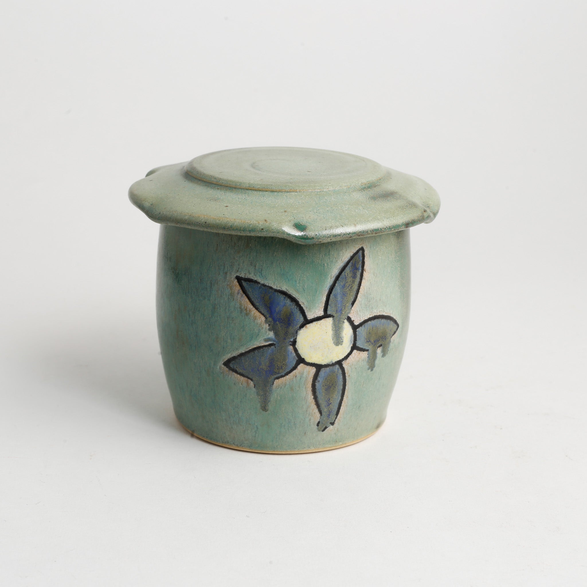 Butter Dish, French, Flower – Alberta Craft Council