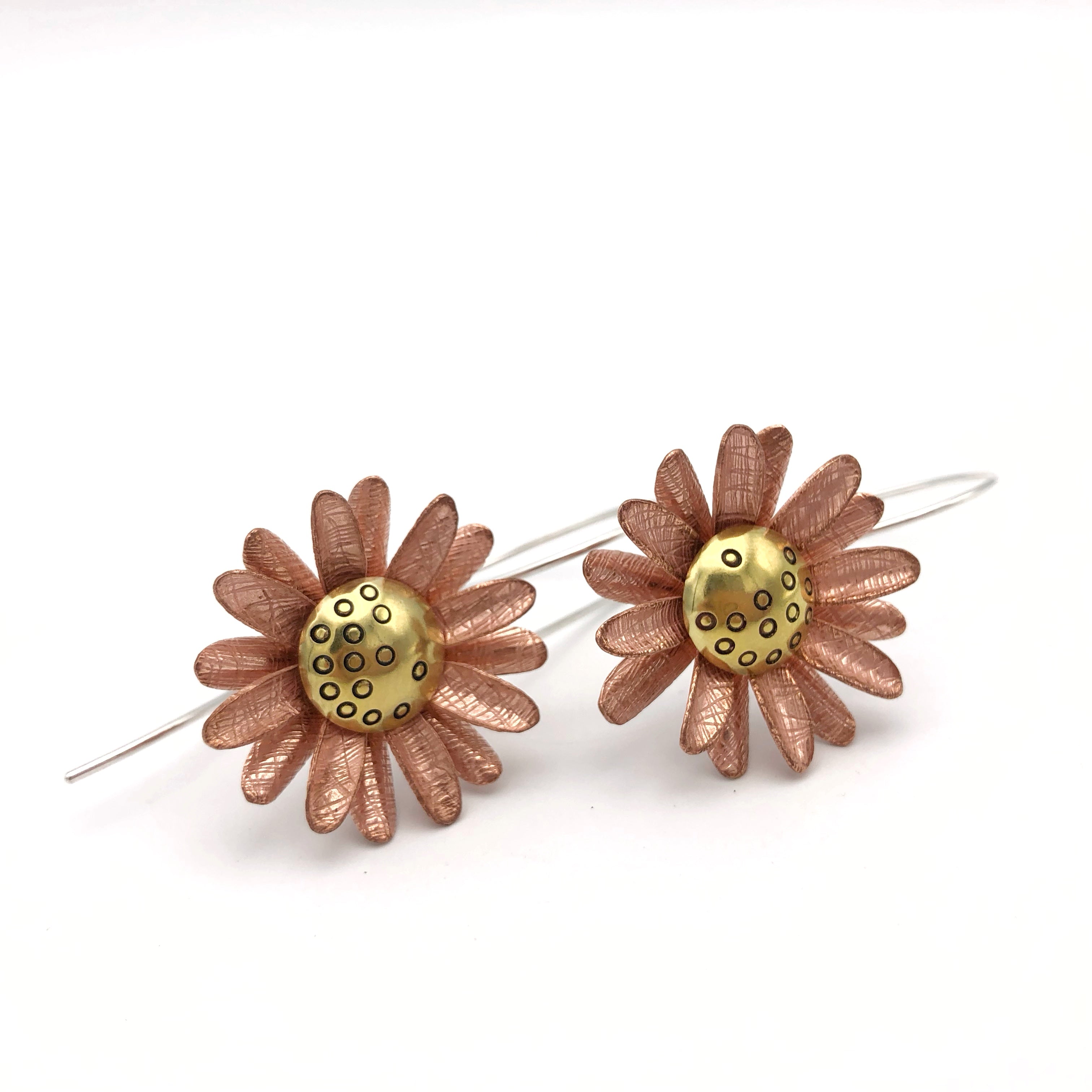 Copper Flower Earrings – Alberta Craft Council