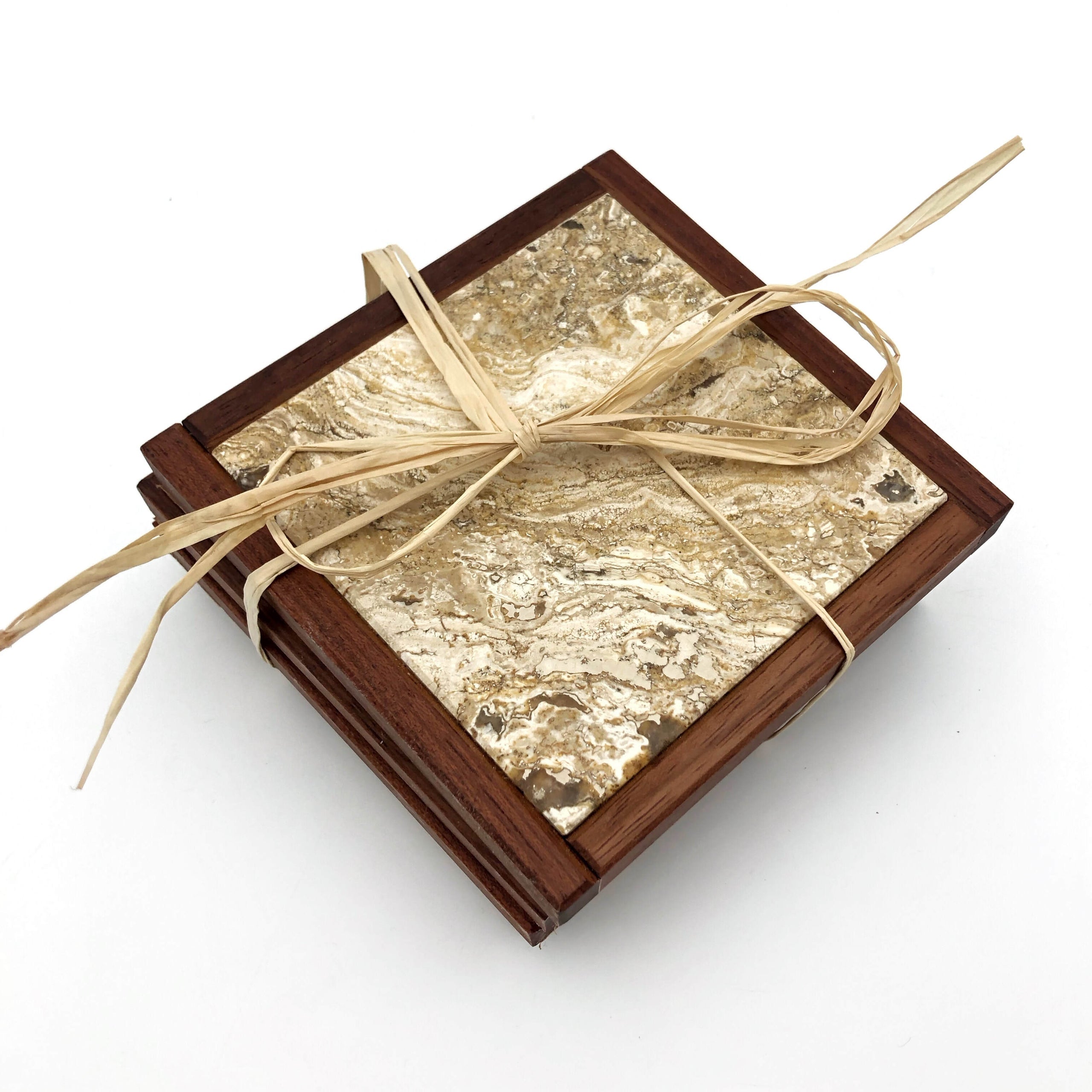 Coaster Set of 4, various – Alberta Craft Council