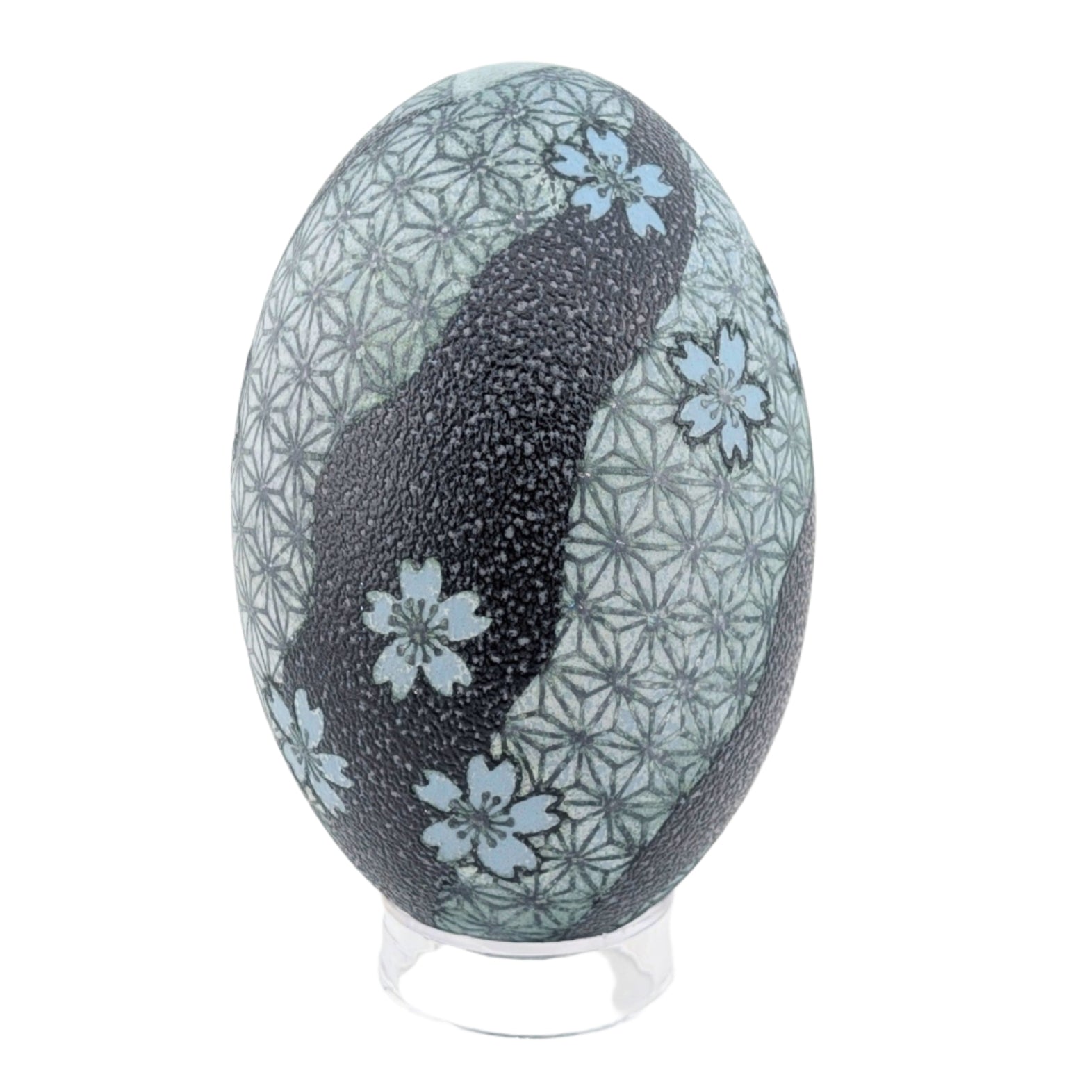 Emu Egg, CherrBlossoms/Hemp – Alberta Craft Council
